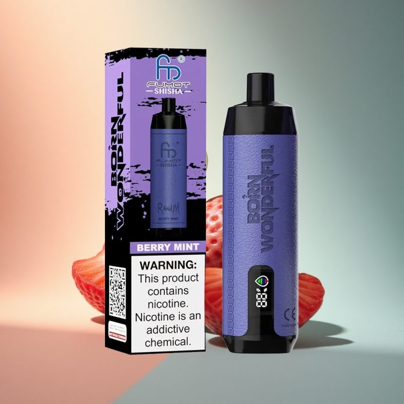 RandM Fumot Shisha 10000 Puffs Bogyós Mentás 0,5% nikotin 850 mAh Mesh ...